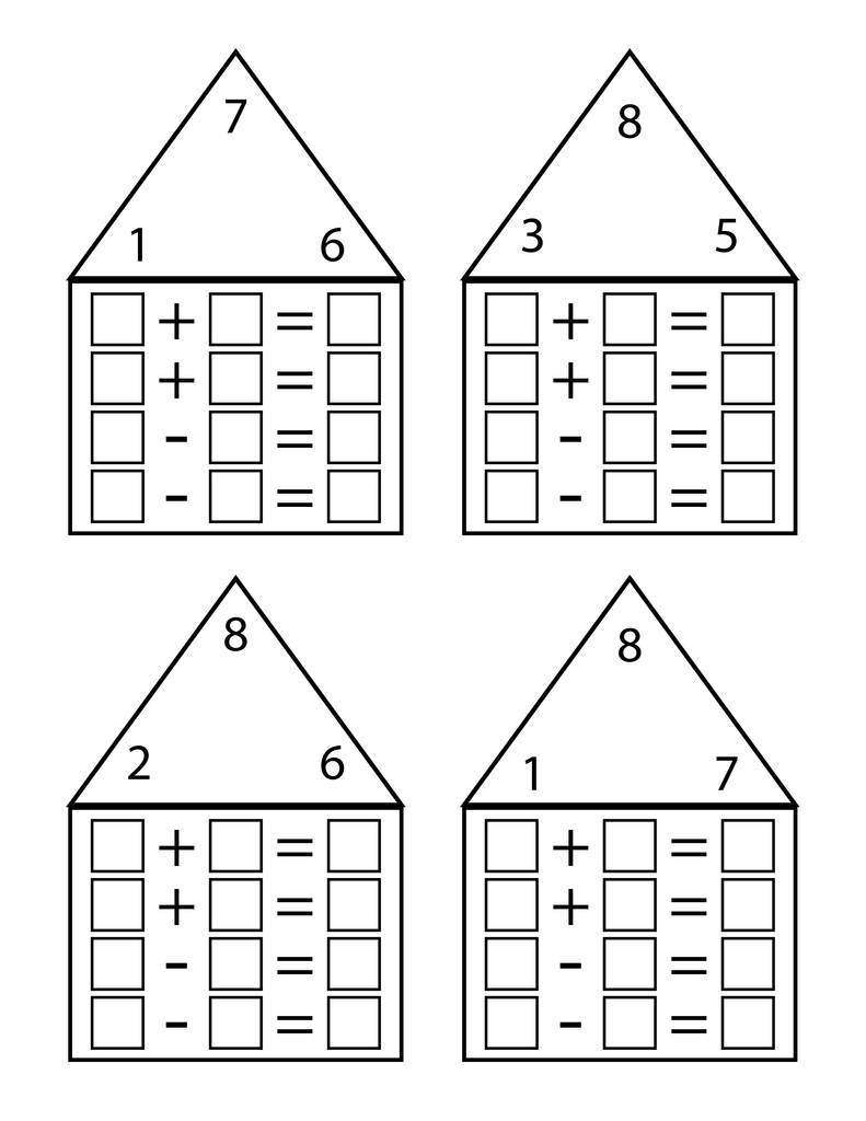 Fact Families Worksheet Christmas Math Fact Families Worksheet Have